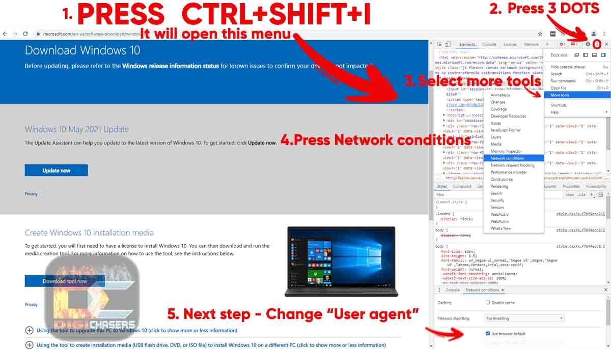 How to Download Microsoft Windows 10 ISO from Microsoft Site (With ...