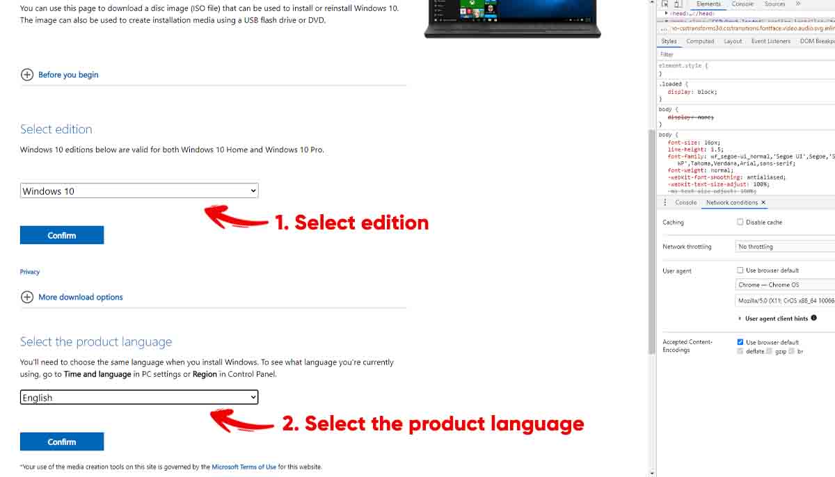 How to Download Microsoft Windows 10 ISO from Microsoft Site (With ...