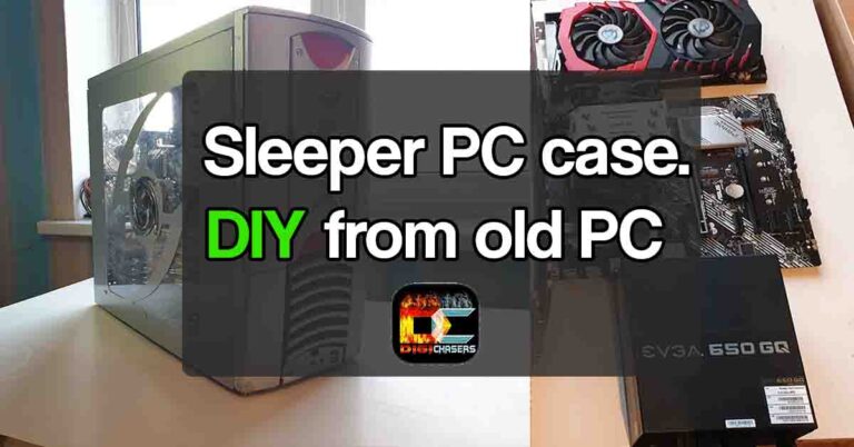 Sleeper PC case. DIY from old PC (real example). – DigiChasers