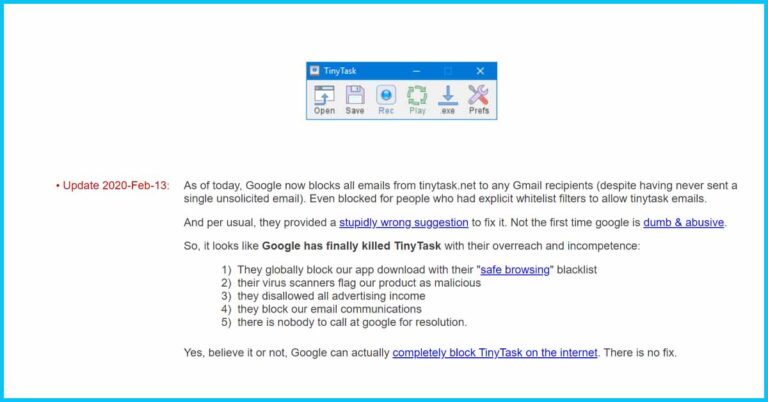 Is TinyTask safe? Answered. – DigiChasers