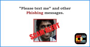 “Please text me” and other Phishing messages. – DigiChasers