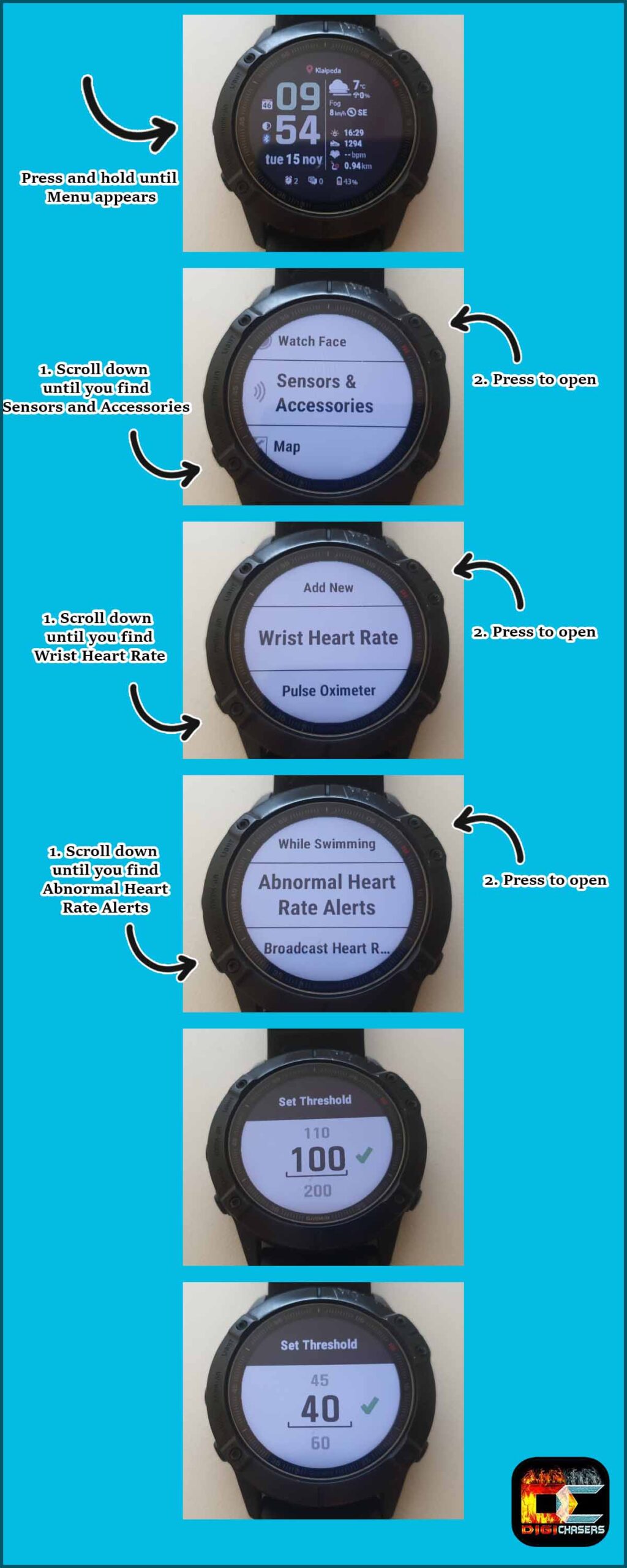 Garmin Abnormal Heart Rate. What to do? – DigiChasers