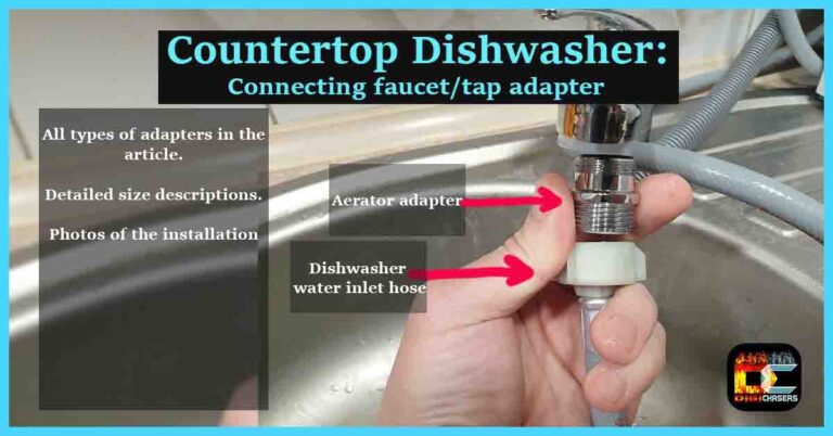 Countertop Dishwasher: Connecting faucet/tap adapter – DigiChasers